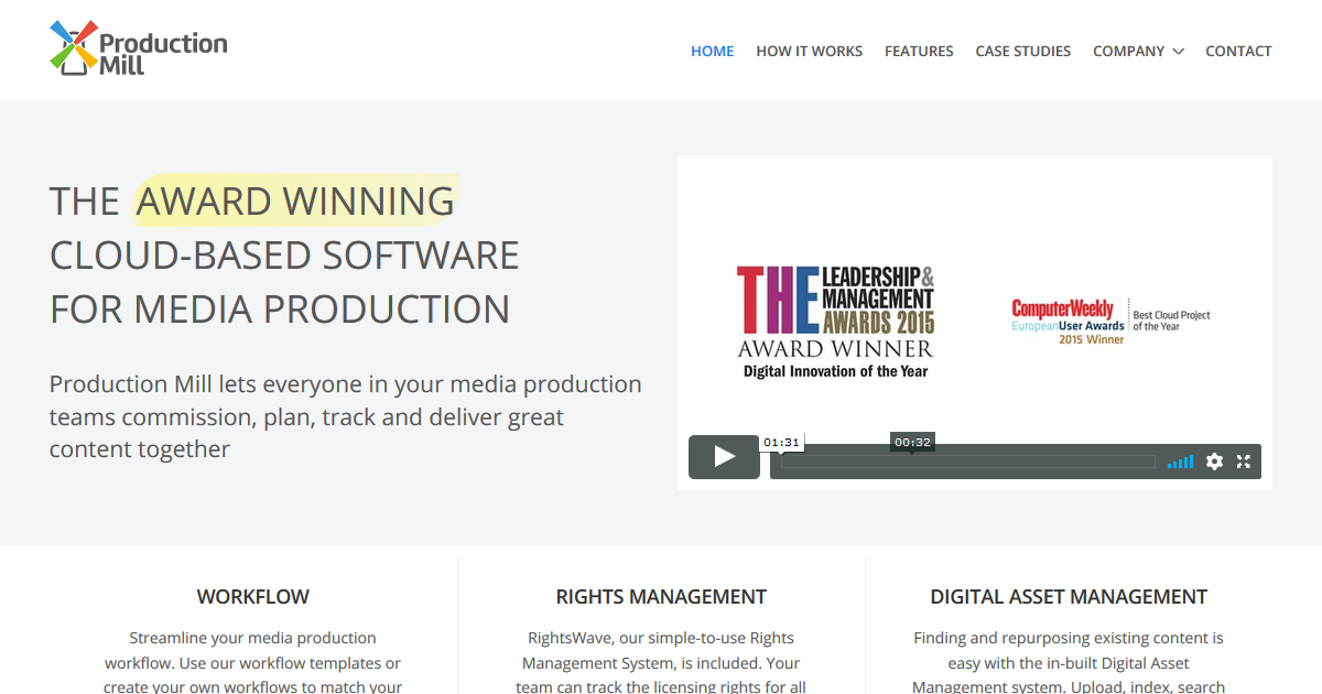 Production Mill - The Media Production System